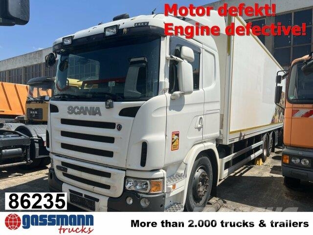 Scania G420 6x2, Liftachse, Hiab LBW, Motor defekt!, 2009 - używane ...