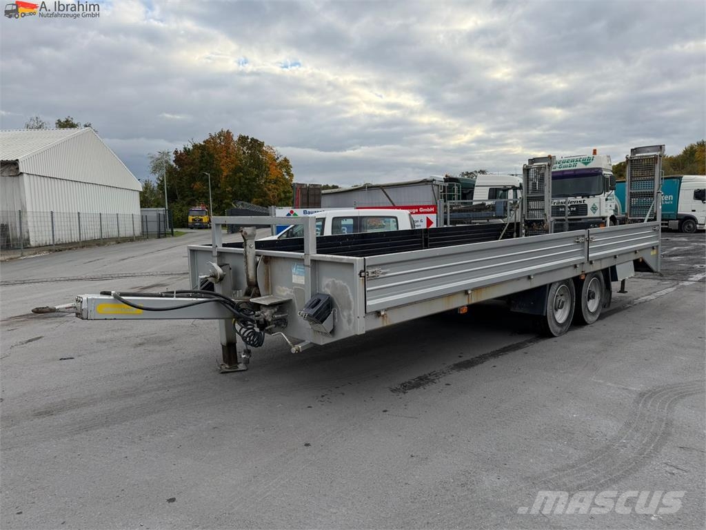 Obermaier TUE110 SDAH Tieflader | | Trommelbremse | Rampen |, 1995 ...