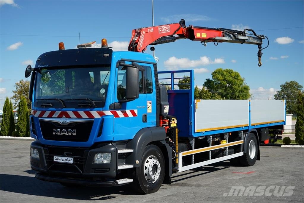 Man TGS 18.320 / 4x2 / BURTOWY - 6,8 M + HDS FASSI F13, 2016, Bodzentyn ...