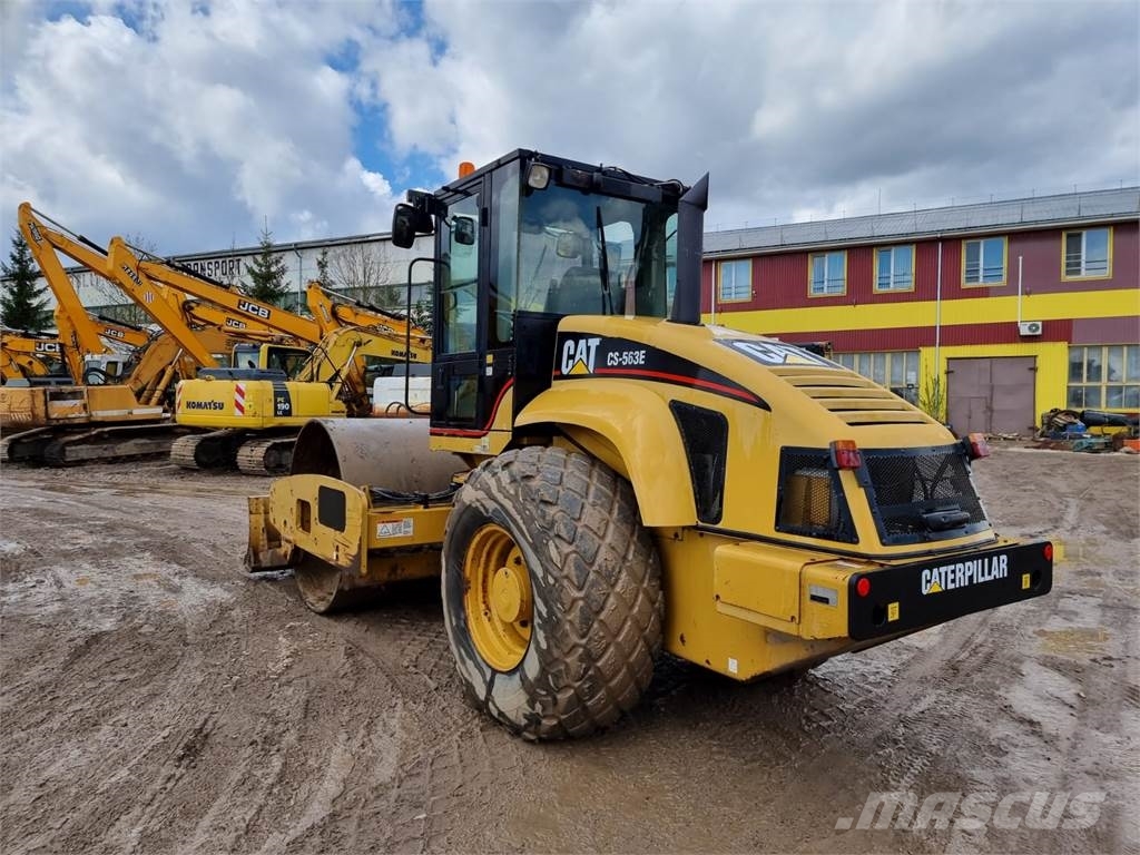 Cat CS 563E, 2007, Lituania - rodillos de un solo tambor de segunda ...