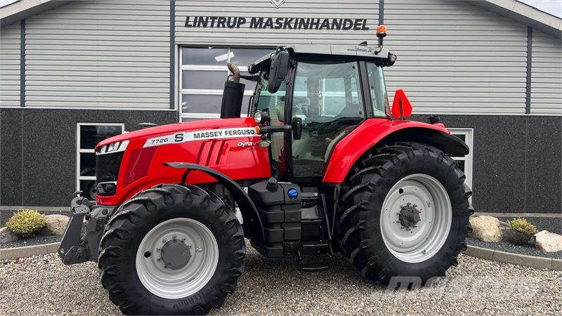 Massey Ferguson 7726 S DynaVT Med frontlift, 2018, Lintrup, Dinamarca ...