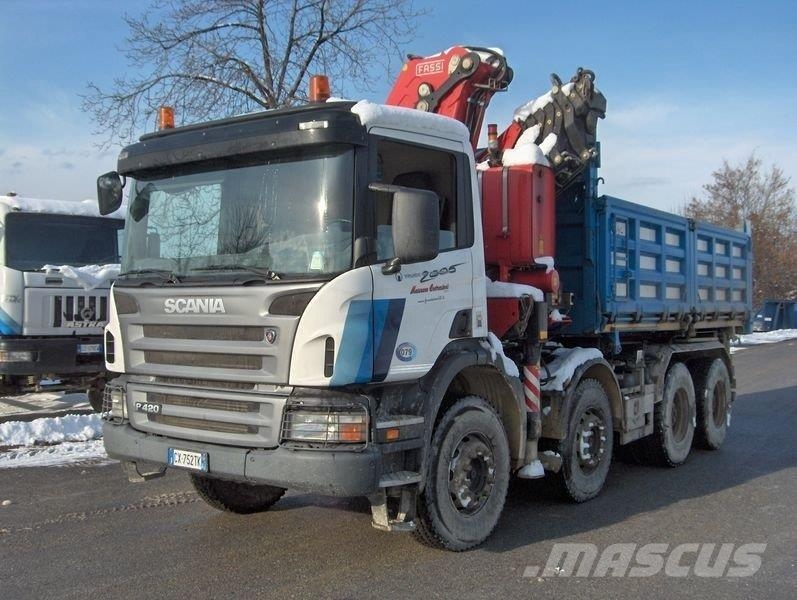Scania P420 con Gru Fassi, Cuneo, Italy, Italy - Used other trucks ...