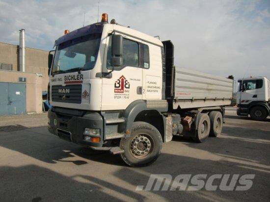 MAN TGA 26.360 6X4 KIPPER, MANUEL, E3 SCHWARZMüLLER 3-