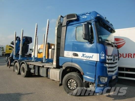 Mercedes-Benz AROCS 3353 6X4 HOLZTRANSP., PALFINGER KRAN EPSILON