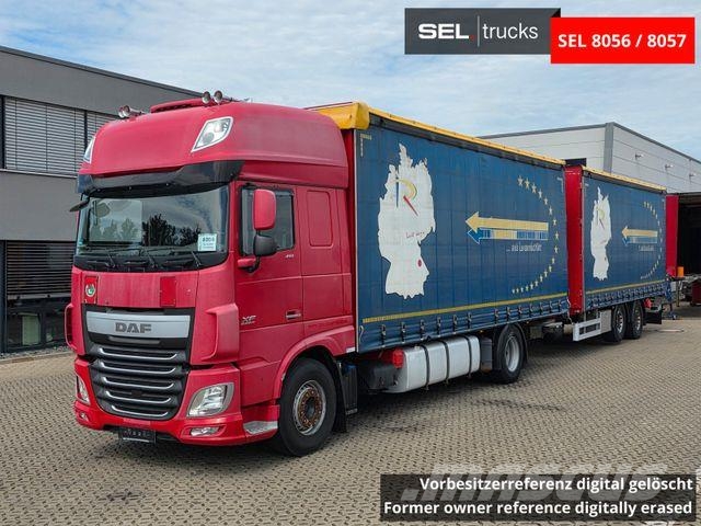 Daf XF 410 / ZF Intarder / Durchladezug, 2015, Germany - Used curtain ...