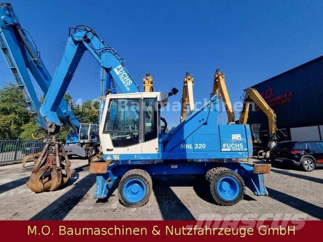 Fuchs Terex MHL 320 / Polyp/ Liftkabine, 2004, ドイツ - 中古 ホイール式油圧ショベル（ユンボ ...