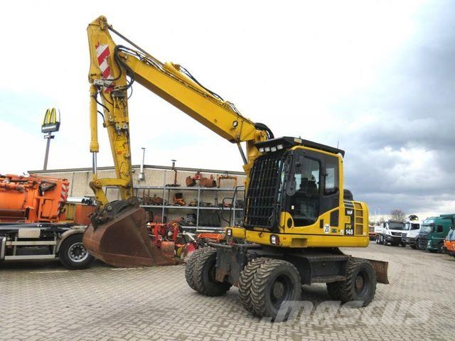 Komatsu Mobilbagger PW 148 - 8 Bagger 6.824h Deutsch top, 2016, Germany ...