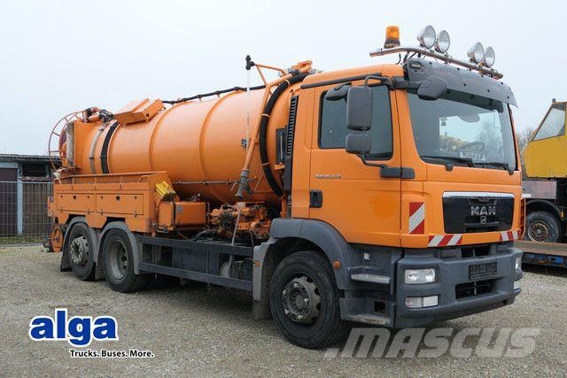 Man 26.340 TGM 6x2, Müller VM F120 KH, Pumpe,Gelenkt, 2012, Germany ...
