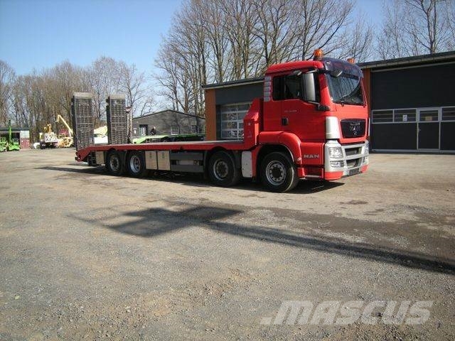Man 35.360, Zanner Plateau, Rampen, Winde, 2010, Allemagne - Mascus France