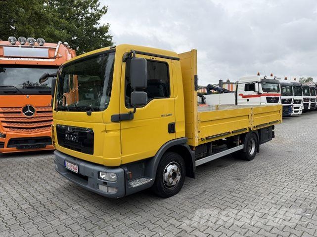Man TGL 8.180 BB, 2014, Germany - Used flatbed / Dropside - Mascus