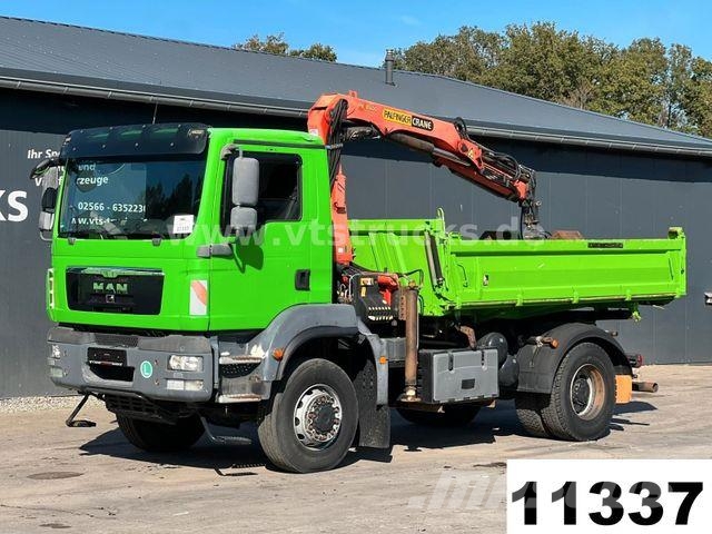 Man TGM 18.340 4x2 Meiller DSK + Palfinger-Ladekran, 2012, Germany ...