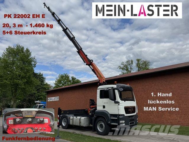 德国曼 TGS 18.400 PK 22002-E Kran 20 m- 5/6 Steuerk.-FB, 2012, 德国 - 牵引车 ...
