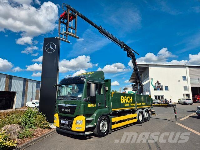 Man TGS 26.420 6x2-4 LL Hiab 177K PRO 2 Stück, 2019, Allemagne - Mascus ...