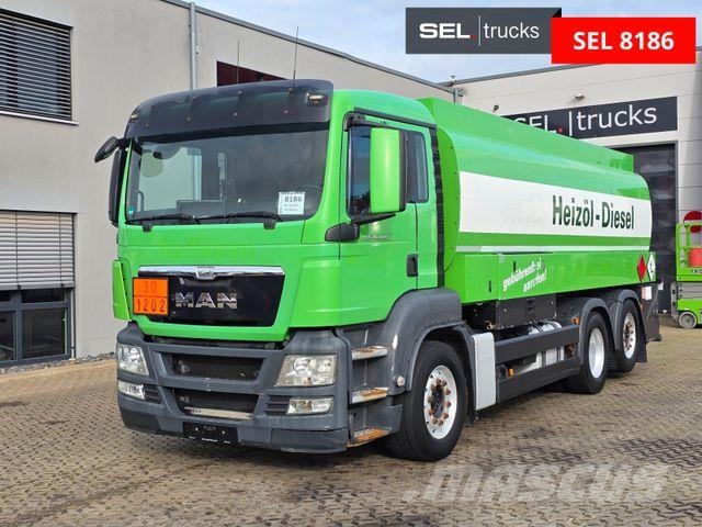 Man TGS 26.440 6X2-2 LL / ADR AT / 3 Kamm. / Lenkac., 2013, Tyskland ...