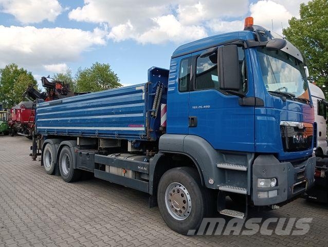 Man TGS 26:480 6x4 EURO5 ATLAS 240.2E-A4 3-S-Kipper, 2014, Nemecko ...