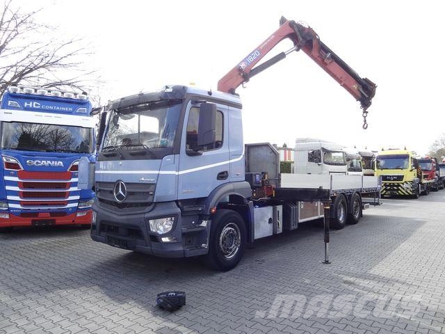 Mercedes-Benz Actros 2533 6X2 HMF 1820 Langmaterial, 2017, Allemagne ...
