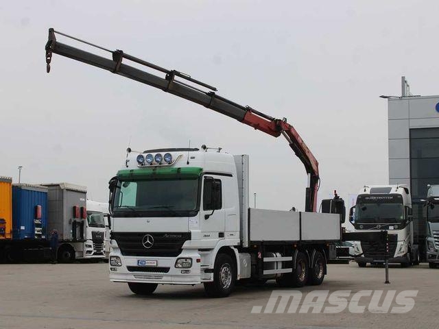 Mercedes-Benz Actros 2644, 6X4, EURO 4, CRANE FASSI F210, 2008, Czech ...