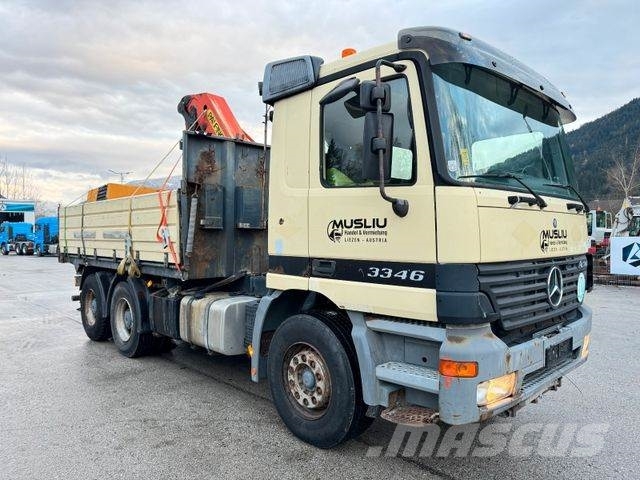 梅赛德斯-奔驰 Actros 3346 6X4BL Retarder Kipper Kran, 2003, 奥地利 - 自卸式货车 ...