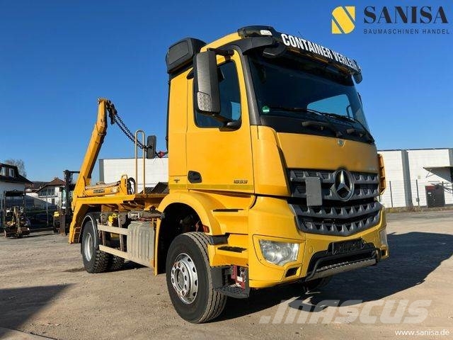 梅赛德斯-奔驰 Arocs 1833 Meiller/Blatt-Blatt, 2017, 德国 - 拆装式货车 - Mascus 美国