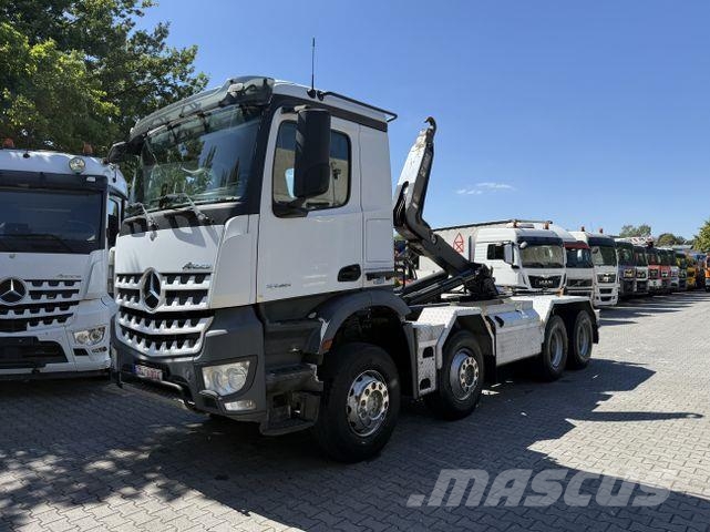 Mercedes-Benz Arocs 3245 K 8X4 Haken, 2015, Germany - Used hook lift ...