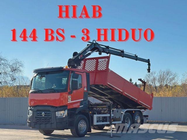 Renault C430 * HIAB 144 BS - 3 HIDUO+ FUNK/ 6x2, 2016, Polen - Brugte ...