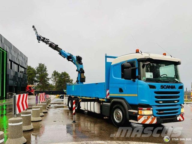 Scania G450 6x4 PALFINGER PK 42002 SH Fly Jib Crane, 2014, Polen ...