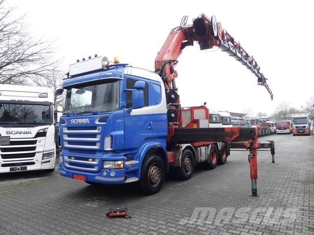 Scania R480 8X4 Kran Effer 1550 bis 40 Meter, 2008, Deutschland ...