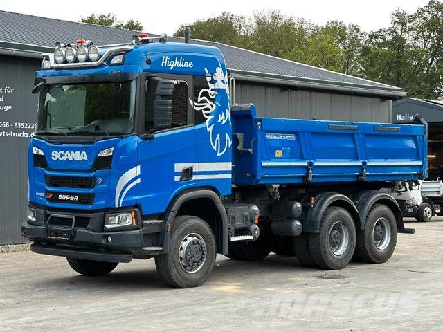 Scania R500 XT 6x6 mit Meiler Dreiseiten Kipper, 2020, Germany - Used ...