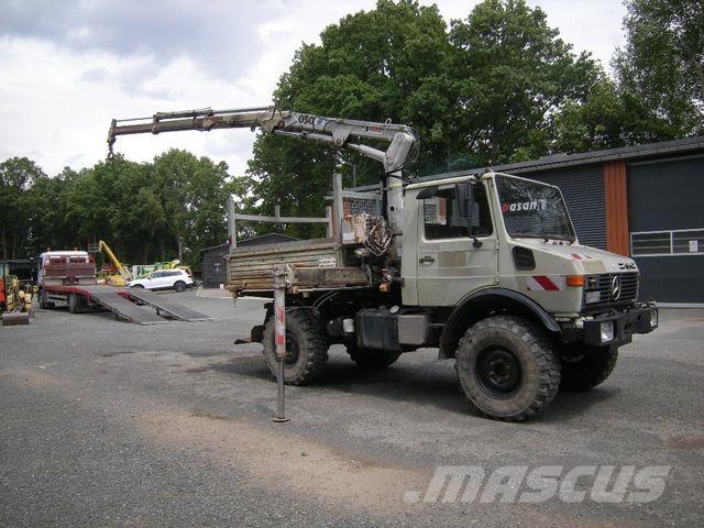 Unimog U1250 mit Kran, 1991, Allemagne - Mascus France