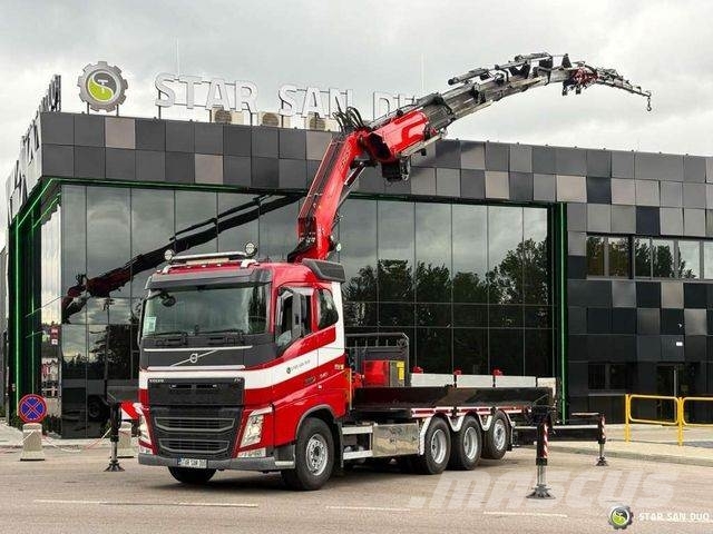 Volvo FH 540 8x4 FASSI F660 HDS Fly Jib Winch, 2014, Poland - Used boom ...