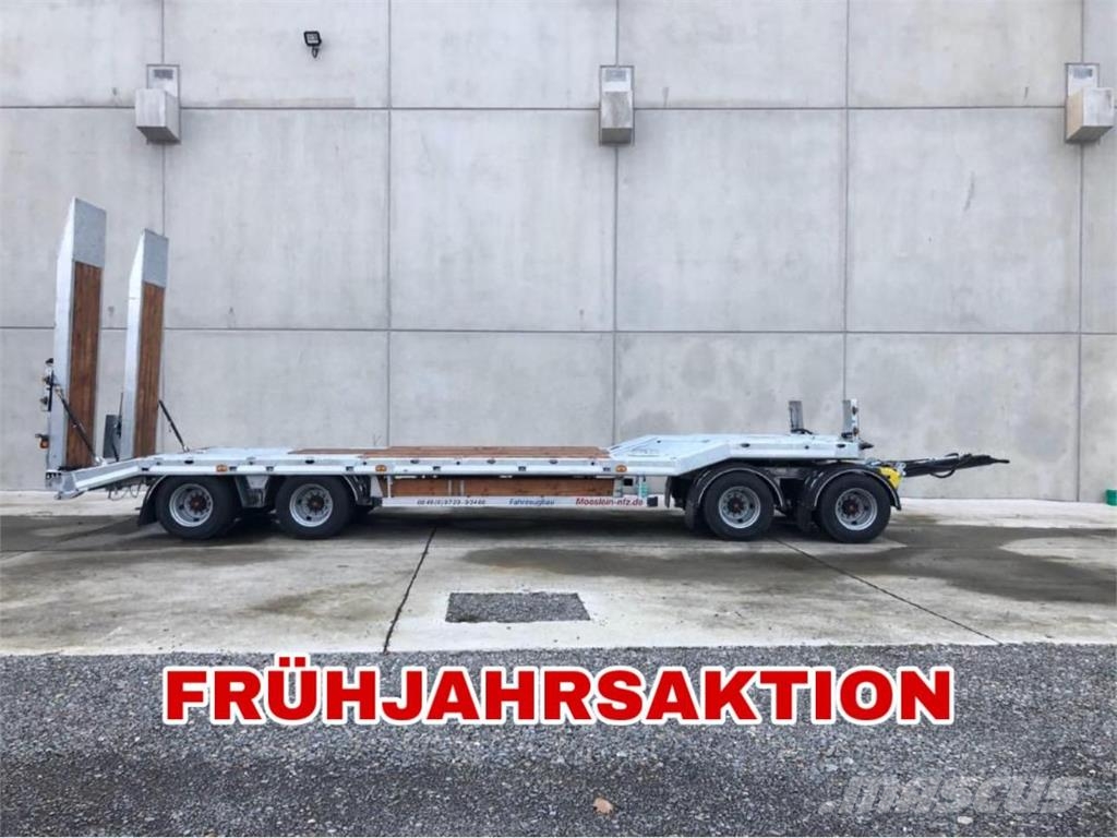 Möslein T 4 VB H1 neuer 4 Achs Tieflader hydraulischen Ra, Germany ...