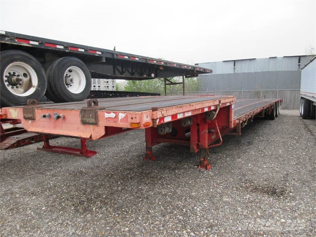 Wade 53'X102 THREE AXLE DROP DECK WITH TAIL ROLLER