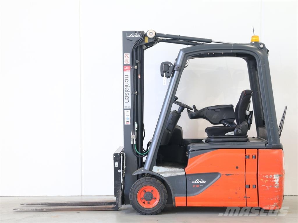 Linde E16/386-02 EVO, 2017, Denmark - Used electric forklift trucks ...