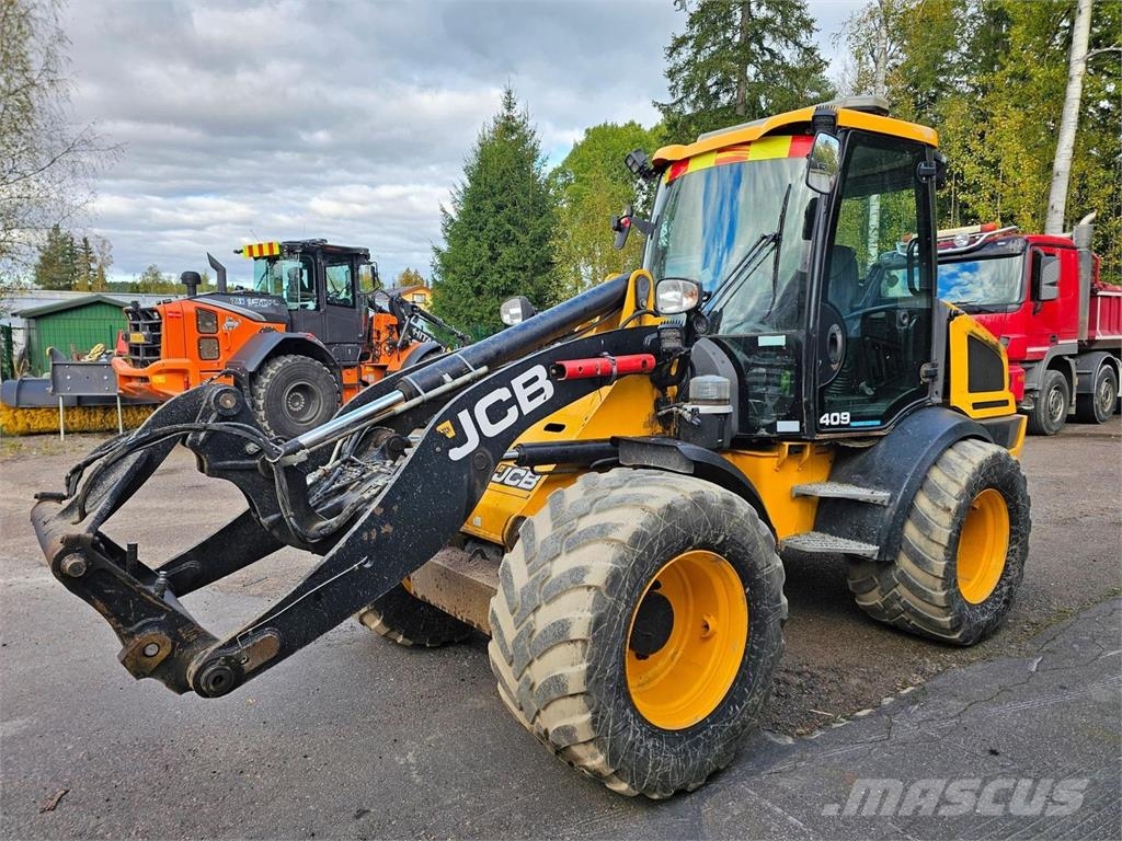 Jcb 409 T4, Zoom-aura, 2 hiekoitinta, 2018, Kuusankoski, Finland - Used wheel loaders - Mascus