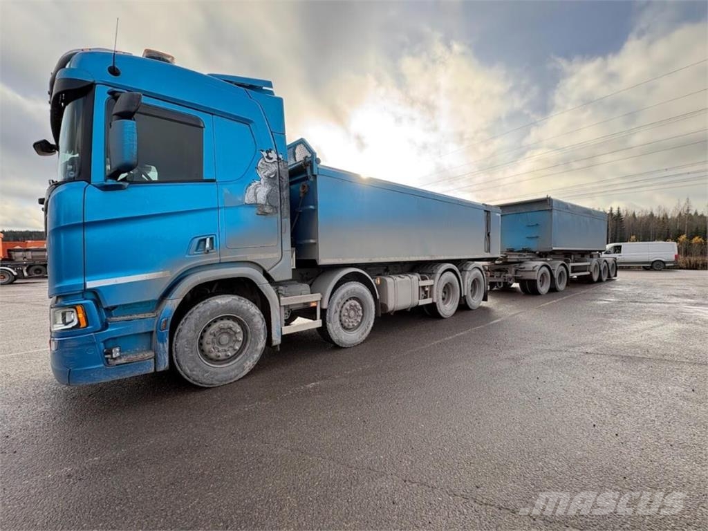 Scania R 650 V8 8x4 Euro 6 Kasettiyhdistelmä, 2019, Lahti, Finland ...