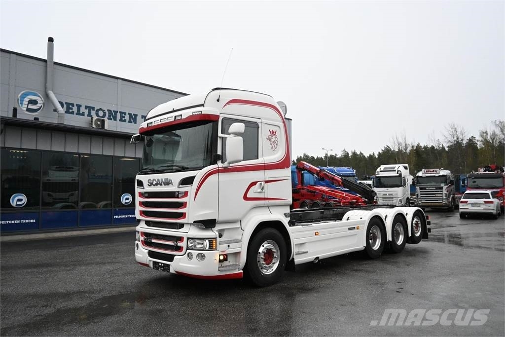 Scania R730 8x4*4 Tridem alusta/kippirunko, 2017, Turku, Suomi - Käytetyt kuorma-autoalustat ...