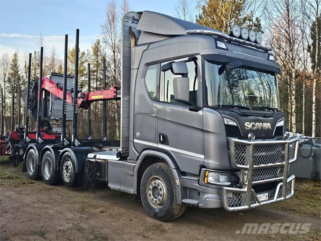 Scania R770 8X4, Kesla 2112T, 2023, Pello, Finland - Begagnade timmerbilar