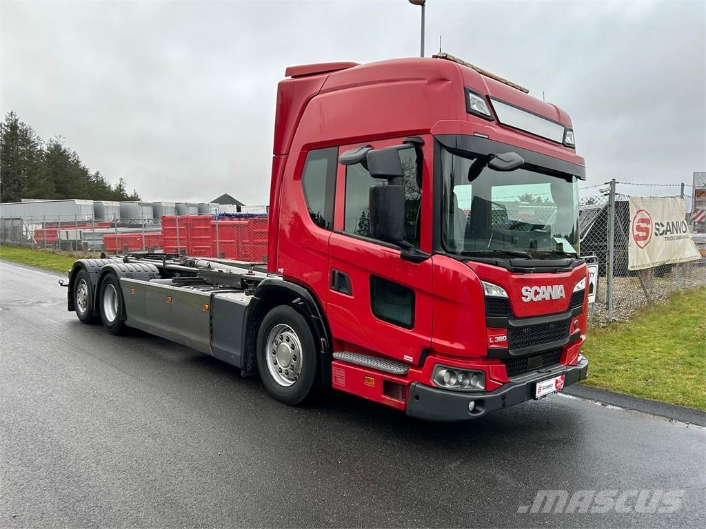 Scania L360 6x2*4, 2018, Danmark - Brugte wirehejs lastbiler - Mascus ...