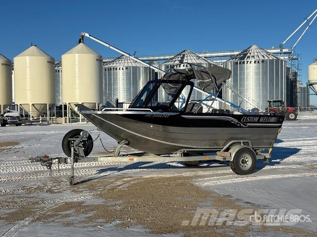 Purchase Custom Weld 18 ft Jet Boat w/ Trailer work boats/barges, Bid ...
