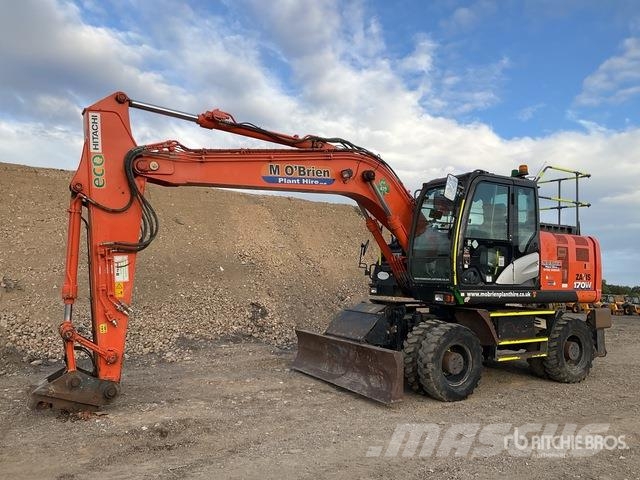 Buy used Hitachi ZX170W-5 Highway Wheeled Excavator wheeled excavators ...