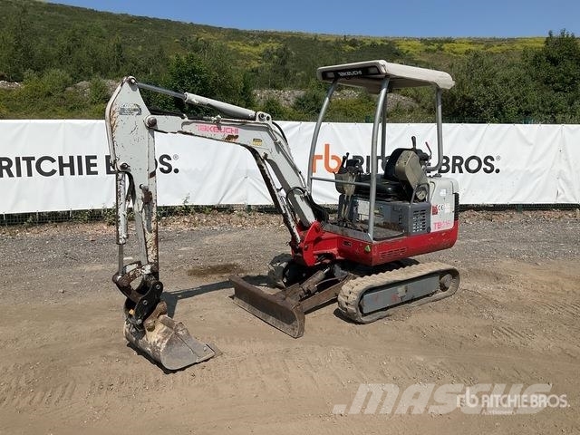 Buy used Takeuchi TB016 mini excavators