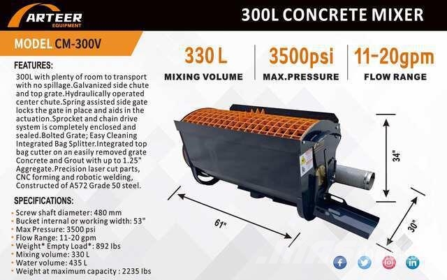 Buy used Arteer CM-300V concrete/mortar mixers on auction - Mascus UK