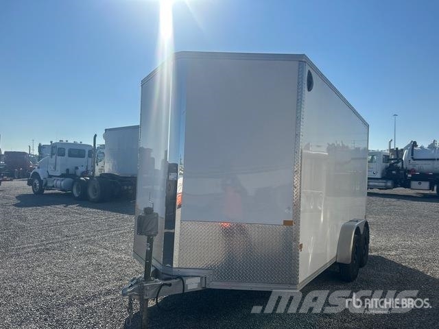 Purchase Alcom 14 ft T/A Enclosed Trailer box body trailers, Bid & Buy ...