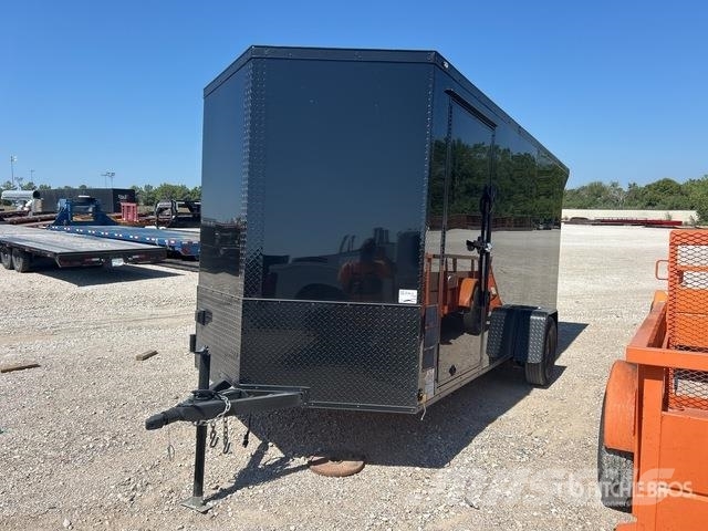 Purchase H&S 14 ft S/A Enclosed Trailer box body trailers, Bid & Buy on ...