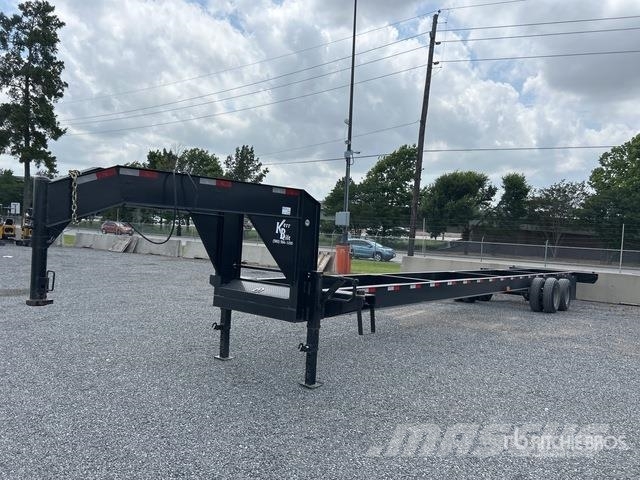 Compre equipo Kerr Bilt 40 ft T/A Gooseneck Container Trailer remolques ...