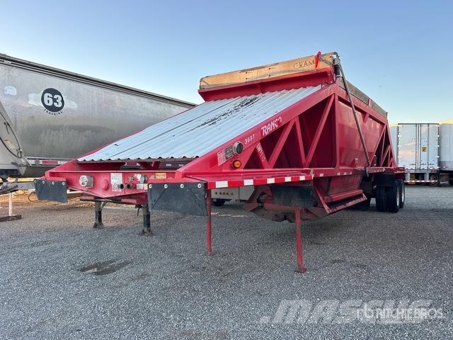 Purchase Ranco 17 ft T/A Belly Dump Trailer grain / Hopper / Tipper ...