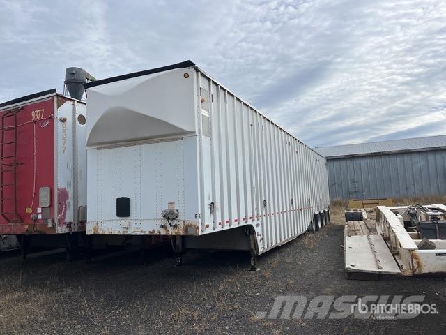 Purchase Western 53 ft Quad/A Belly Open-Top Chip Trailer wood chip ...