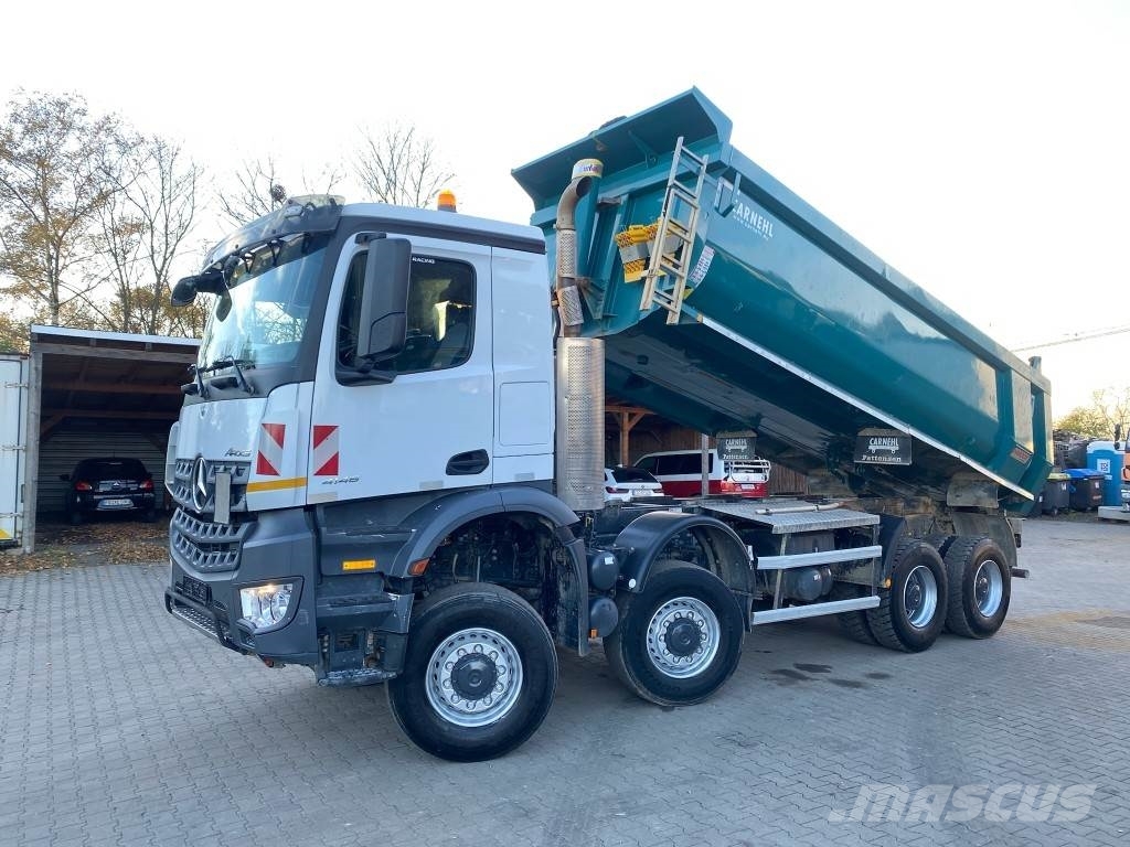 Mercedes-Benz Arocs 4145AK 8x8*Carnehl Mulde18m³*KAMERA*Klima*, 2021, Germany - Used dump Trucks ...