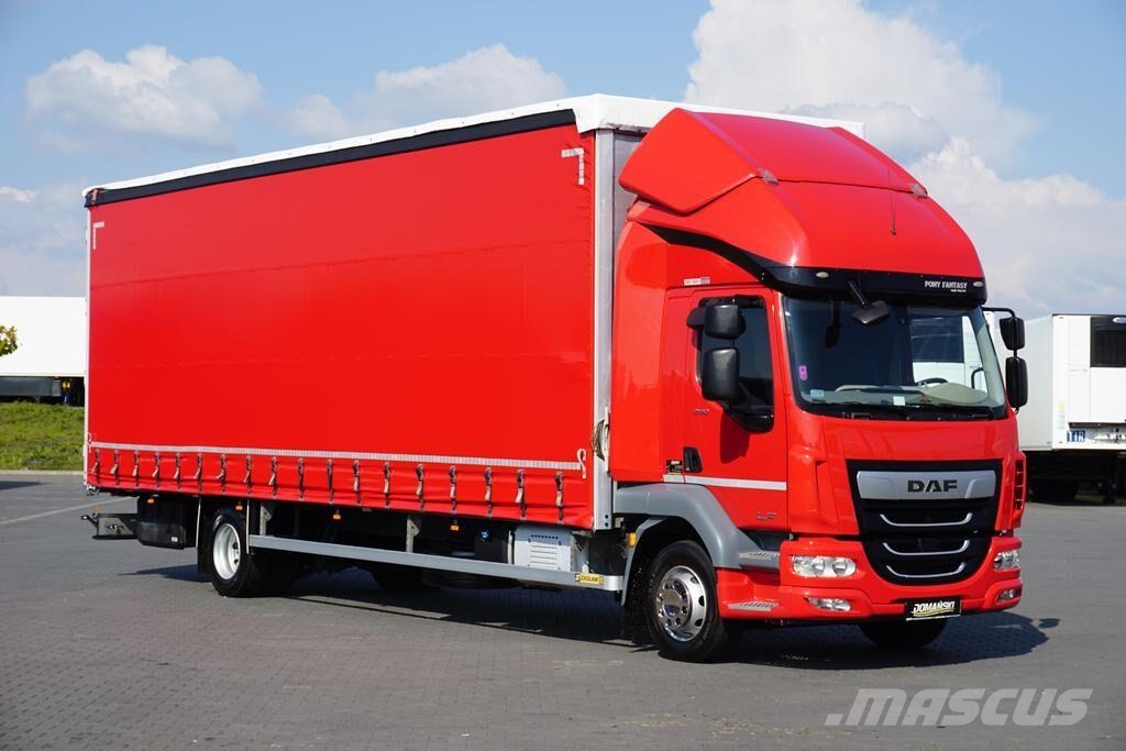 Daf LF / 260 / ACC / E 6 / FIRANKA / 22 PALETY / DŁ. 8, Budapest, Hungary - Used curtain Side ...