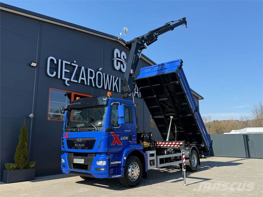 Man TGM TGL TGS 18.250 // E6 // wywrotka + HDS HMF z p, 2016, Budapest ...